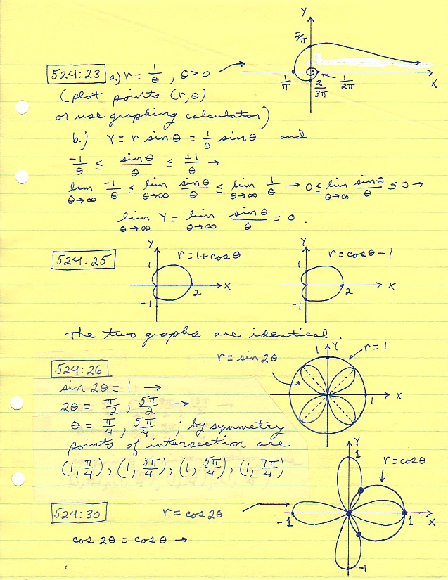 Math 21B Homework and Exam Solutions