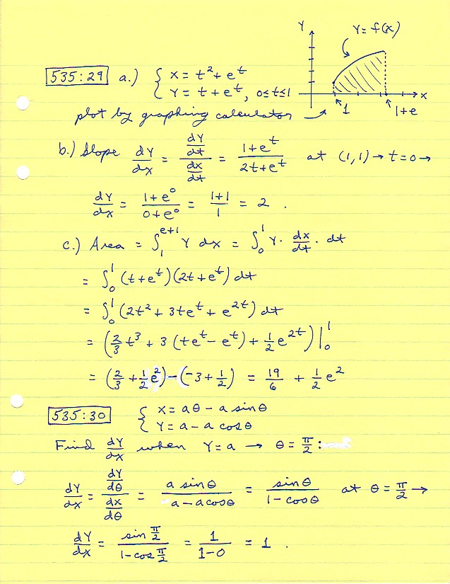 Math 21B Homework and Exam Solutions