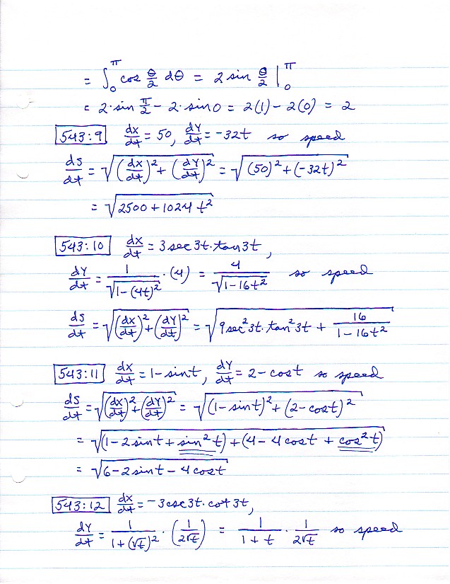 Math 21B Homework and Exam Solutions